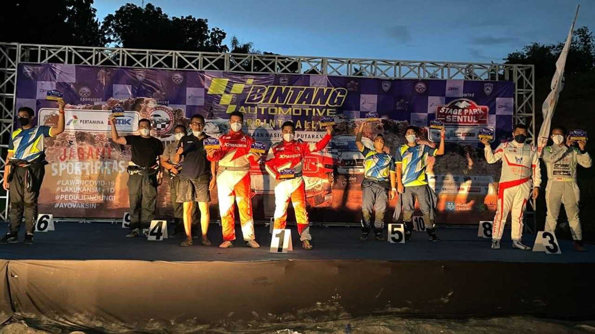 Mitsubishi Xpander Rally Team Dominasi Kejurnas Sprint Rally