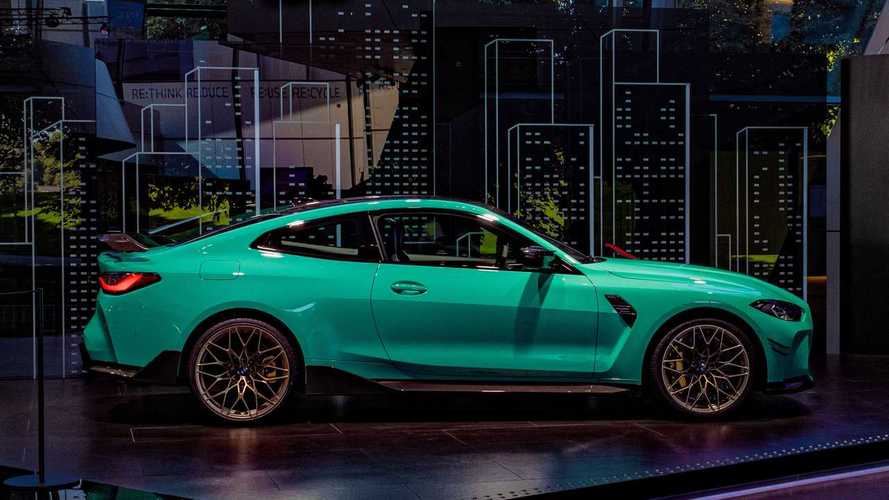Dem BMW M4 stehen Mint Green und Bronze-Räder ausgezeichnet
