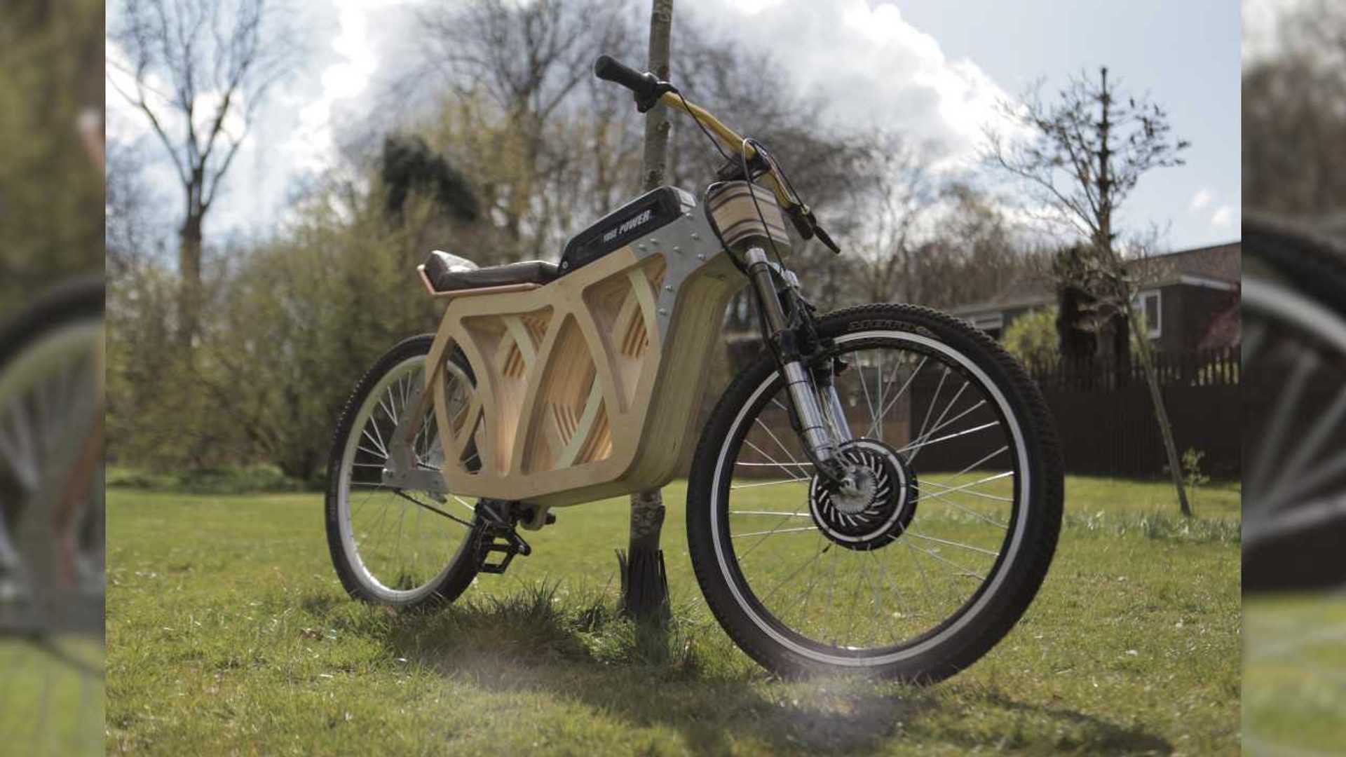 This Rad E-Bike Has Been Handcrafted From Wood