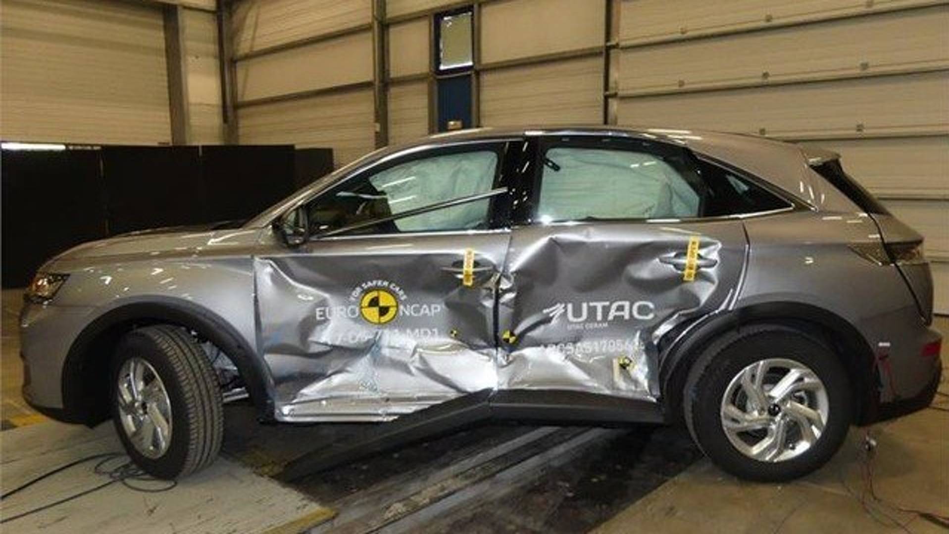 Le DS 7 Crossback réussit son crash-test