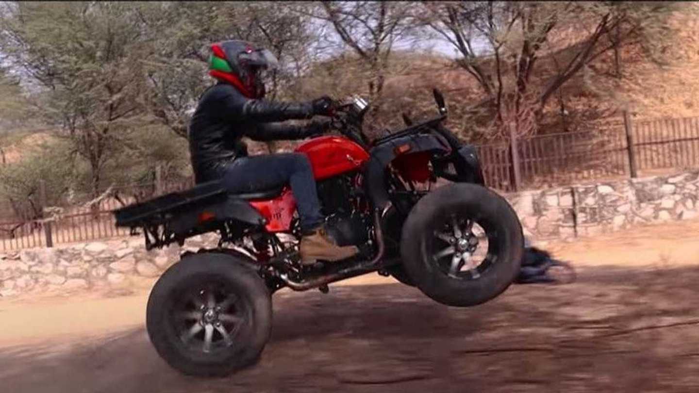 This Custom-Built ATV Is A Royal Enfield Himalayan Underneath
