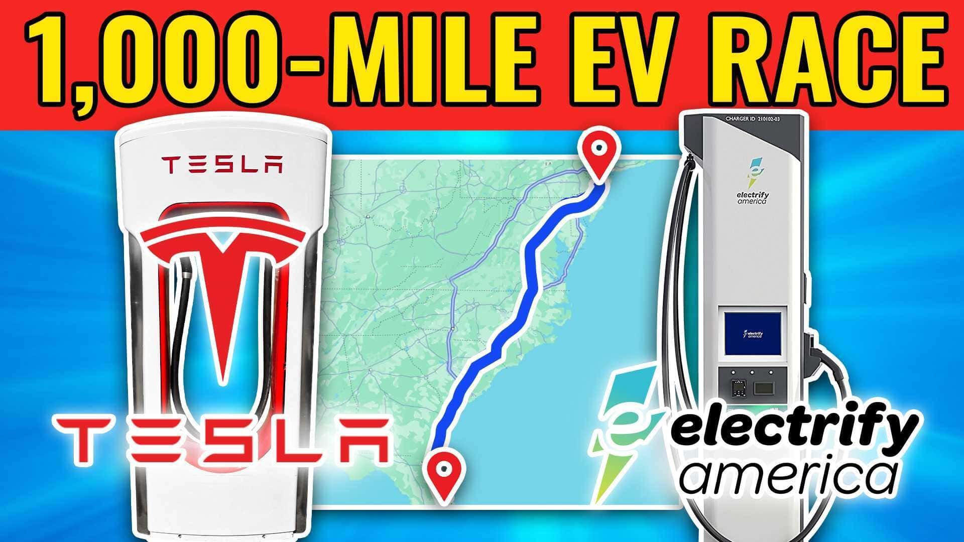 Two Ford F-150 Lightnings Race 1,000 Miles: Tesla Supercharger Vs ...