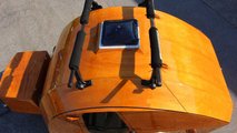 This Wooden Teardrop Camper Comes As A Kit That You Build Yourself