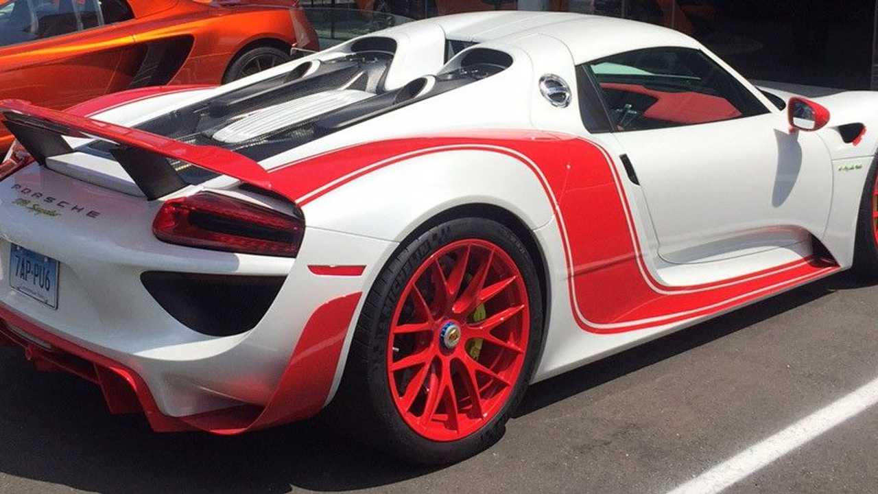Porsche 918 Spyder White