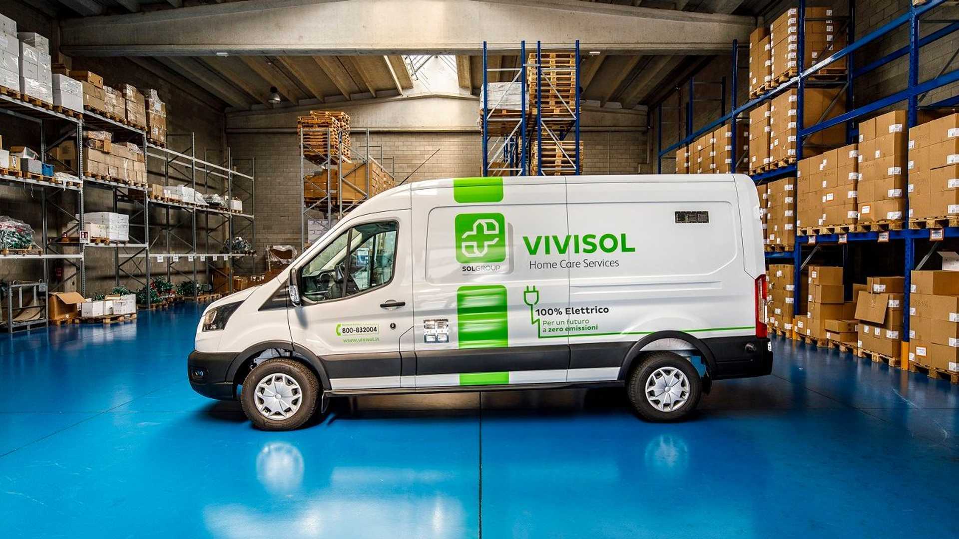 Ford E-Transit, sei mesi a Vivisol per un test operativo