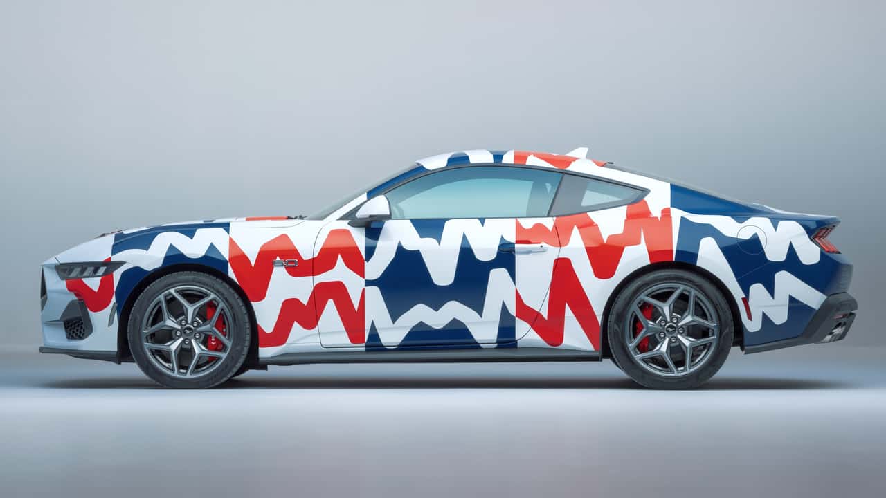 UK: 60 years of Ford Mustang honoured with one-off art car unveiled at ...