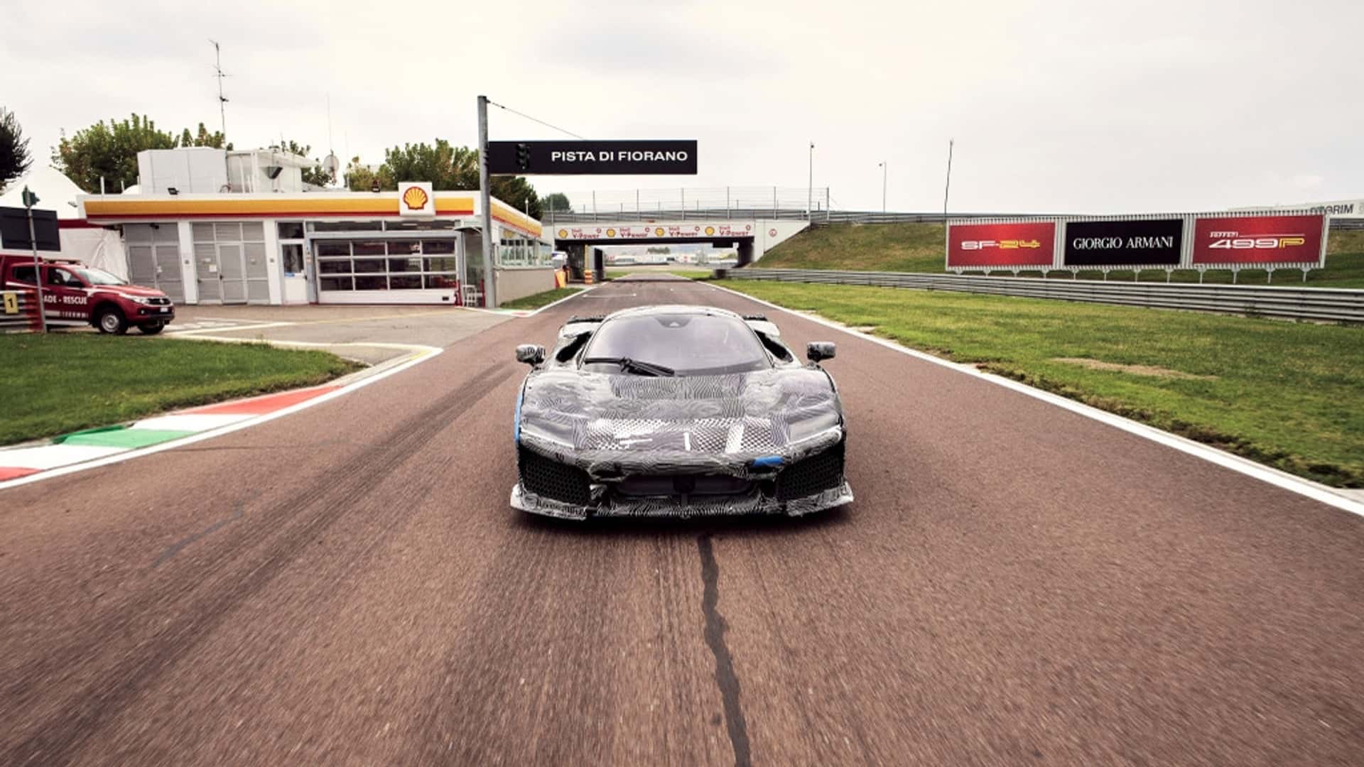 La prova speciale della Ferrari F80