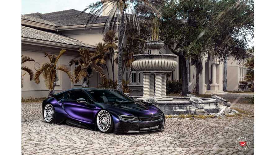 Check Out This Purple Tesla Model 3