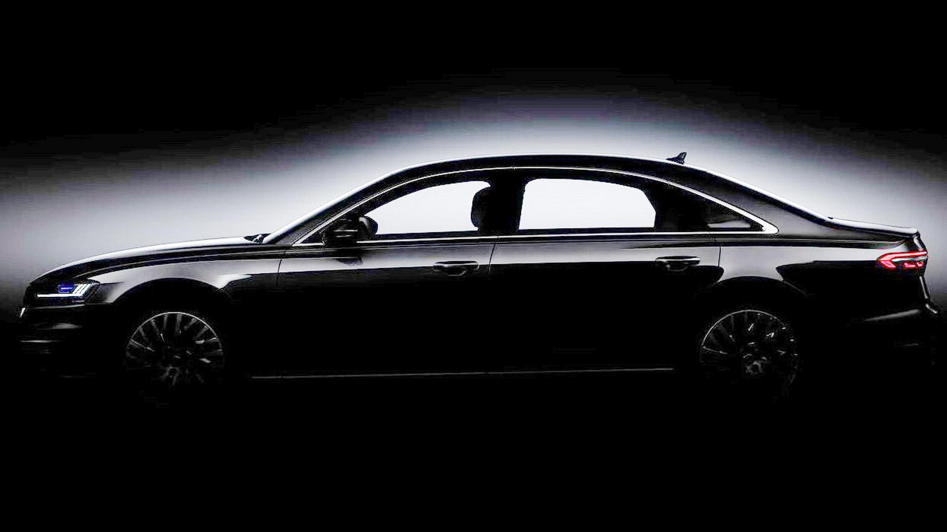 Spider-Man se deja ver sobre el Audi A8 2018