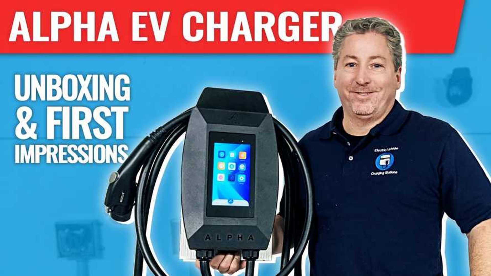 Alpha EV Charger Beta Test: Unboxing, Installation, And First Impressions