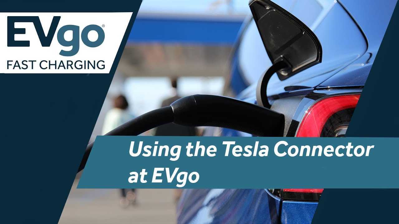 First Look At EVgo Fast Charging With New Built-In Tesla Connector