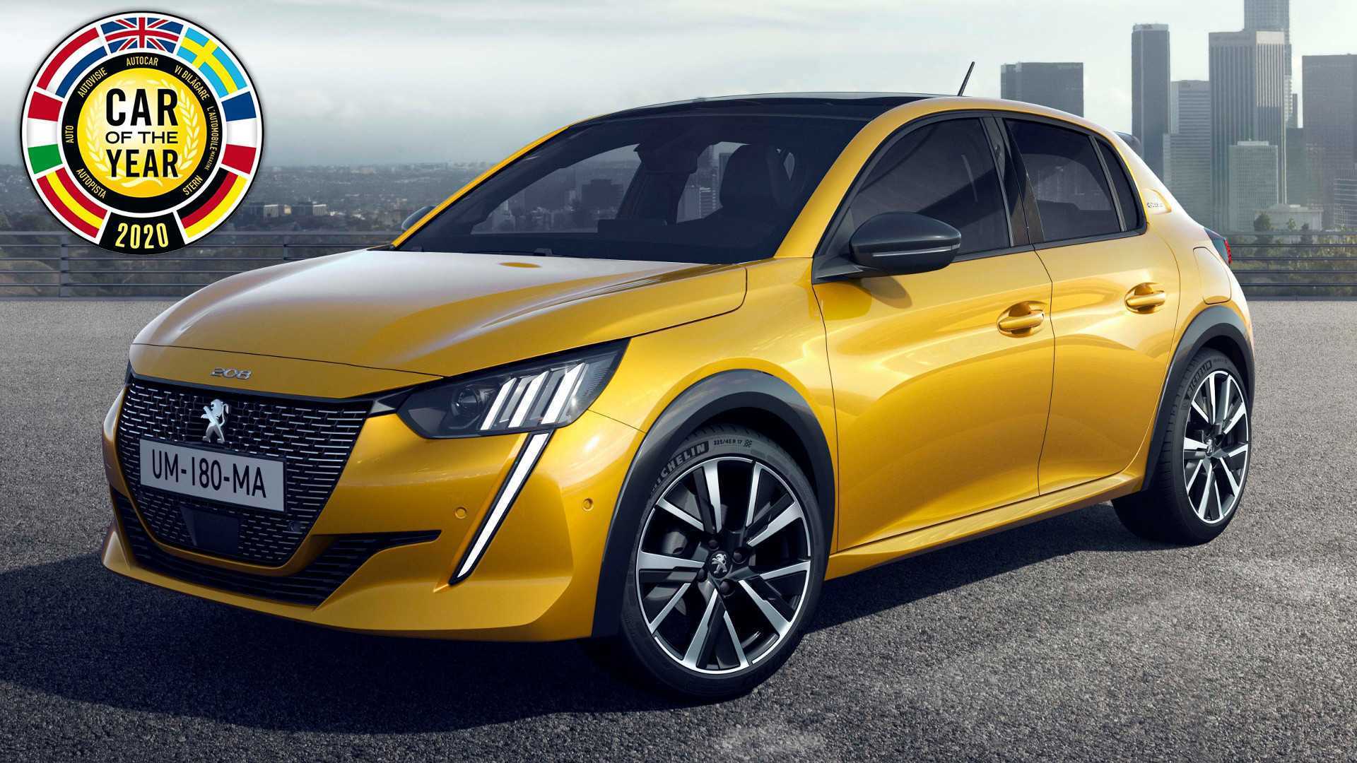 La Peugeot 208 è Auto dell'Anno 2020
