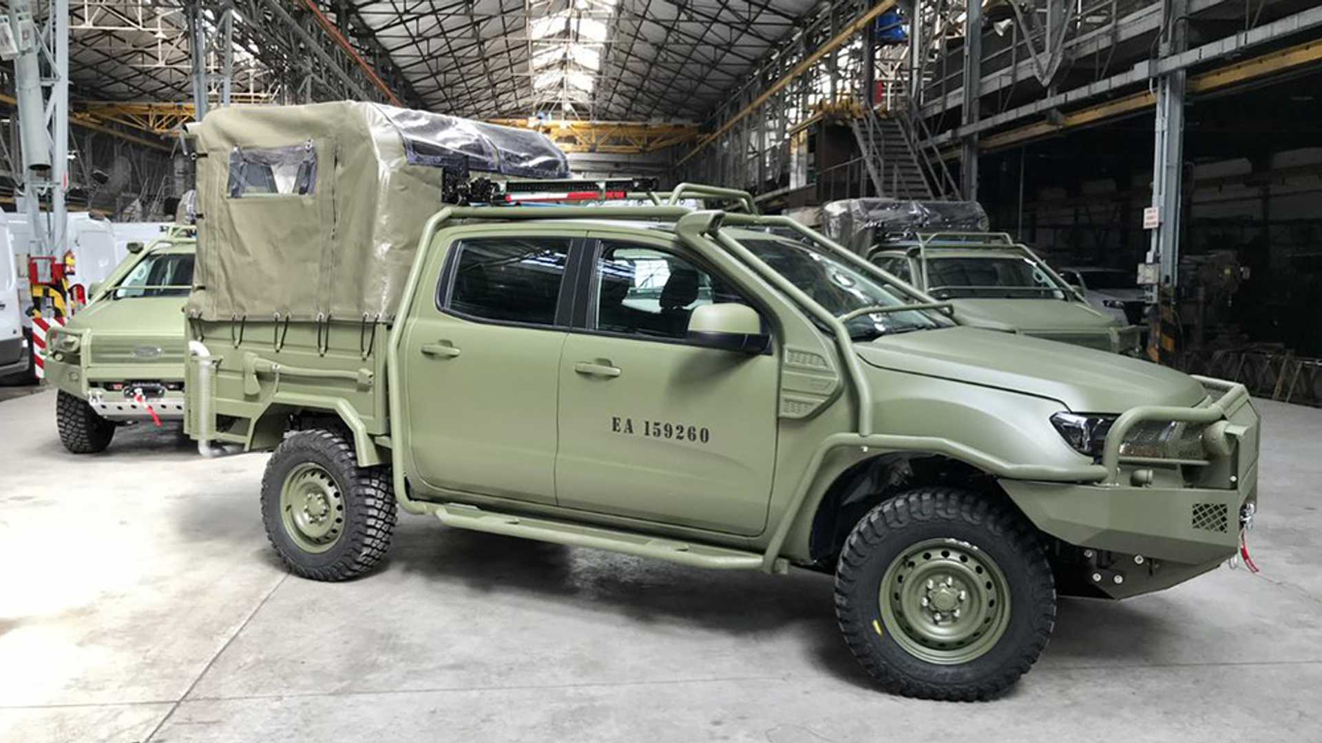 Ford Ranger vira veículo militar na Argentina
