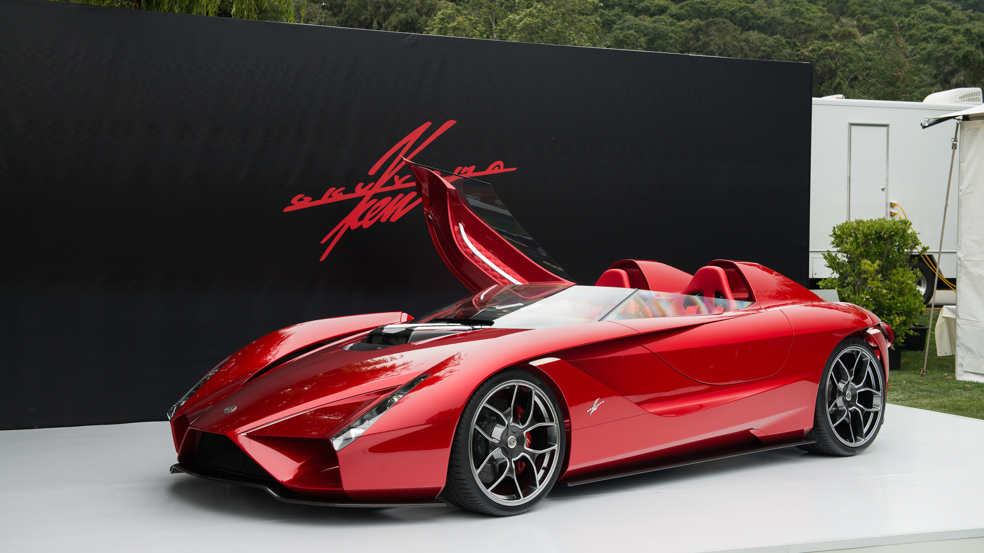 Ken Okuyama debuts 600-hp Kode57 Enji supercar at the Quail