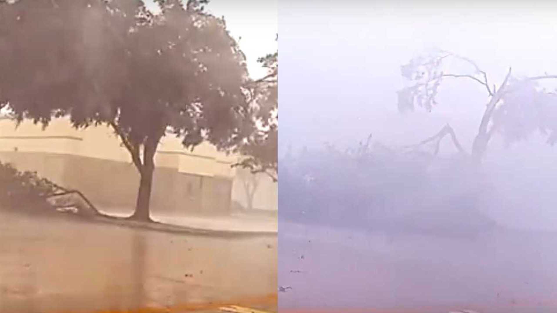 TeslaCam Captures The Sudden Fury And Destruction Of Dallas Storm