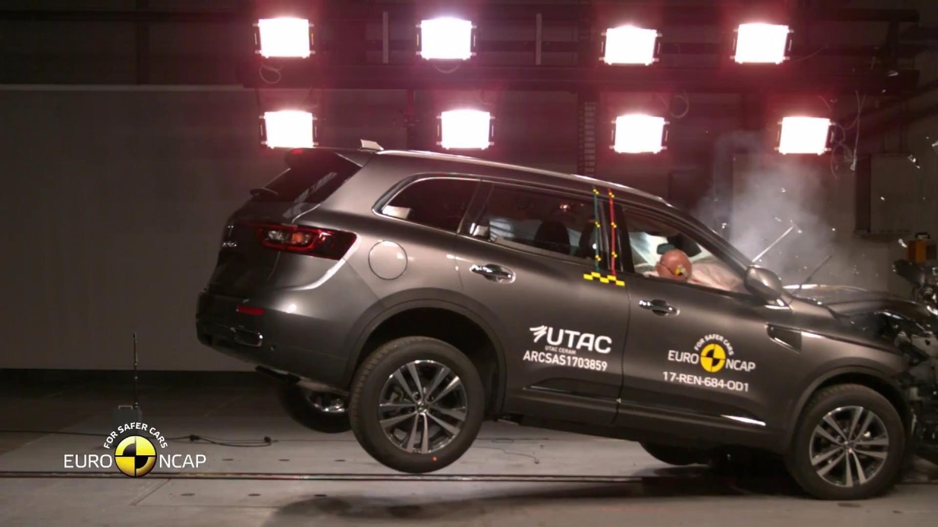 Six voitures obtiennent cinq étoiles au crash test