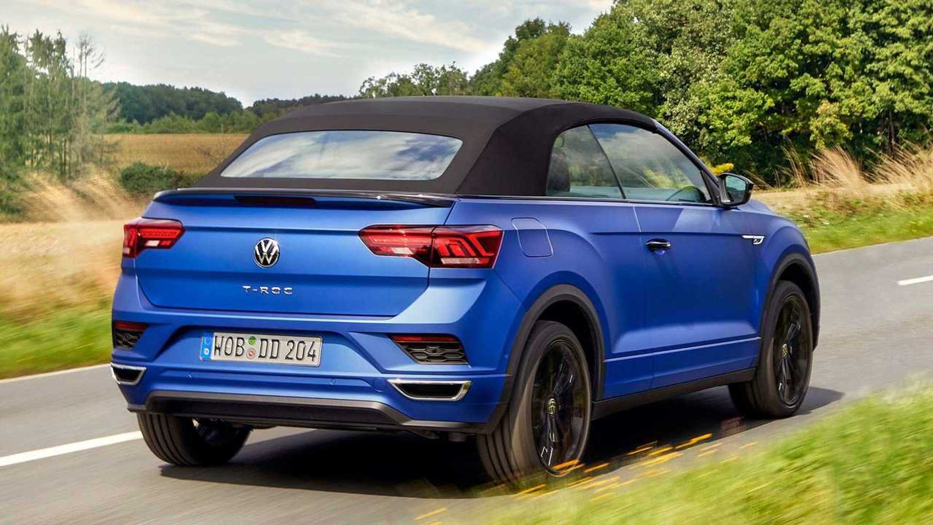 VW T-Roc Cabriolet R-Line "Edition Blue": Blau-Mann