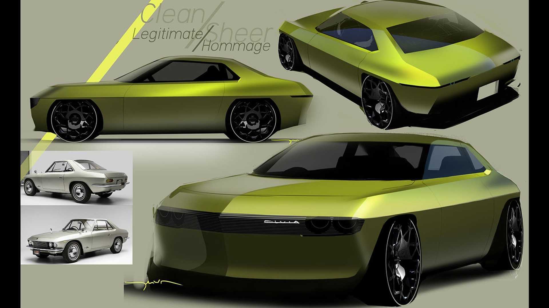 Nissan Imagines Silvia EV Restomod, Too Bad It's Just A Rendering