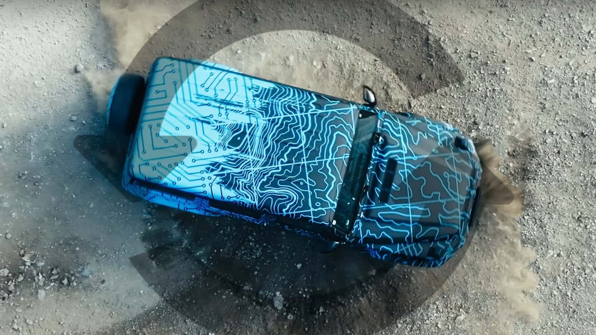 Watch Mercedes-Benz's CEO Pull Tank Turn In The EQG