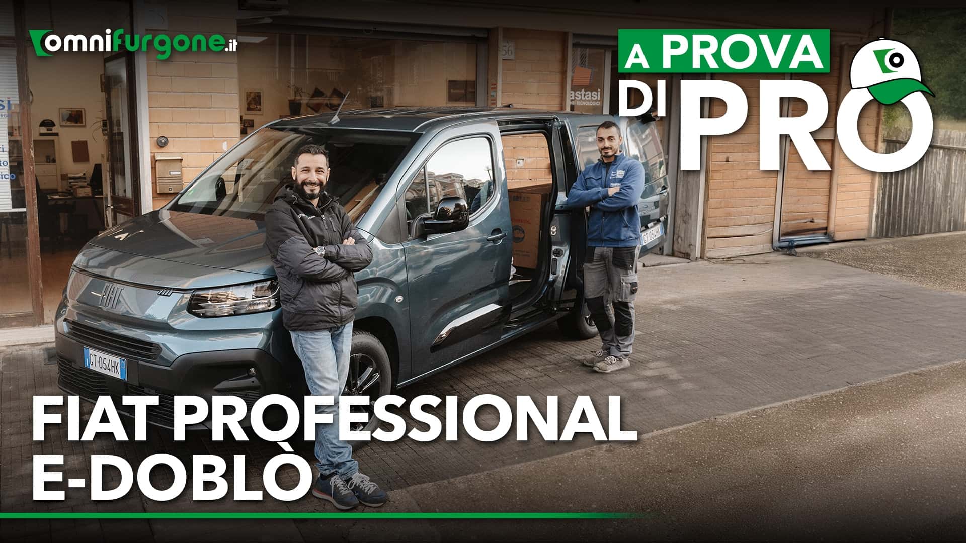 Nuovo Fiat E-Doblò, la prova del furgone elettrico da città