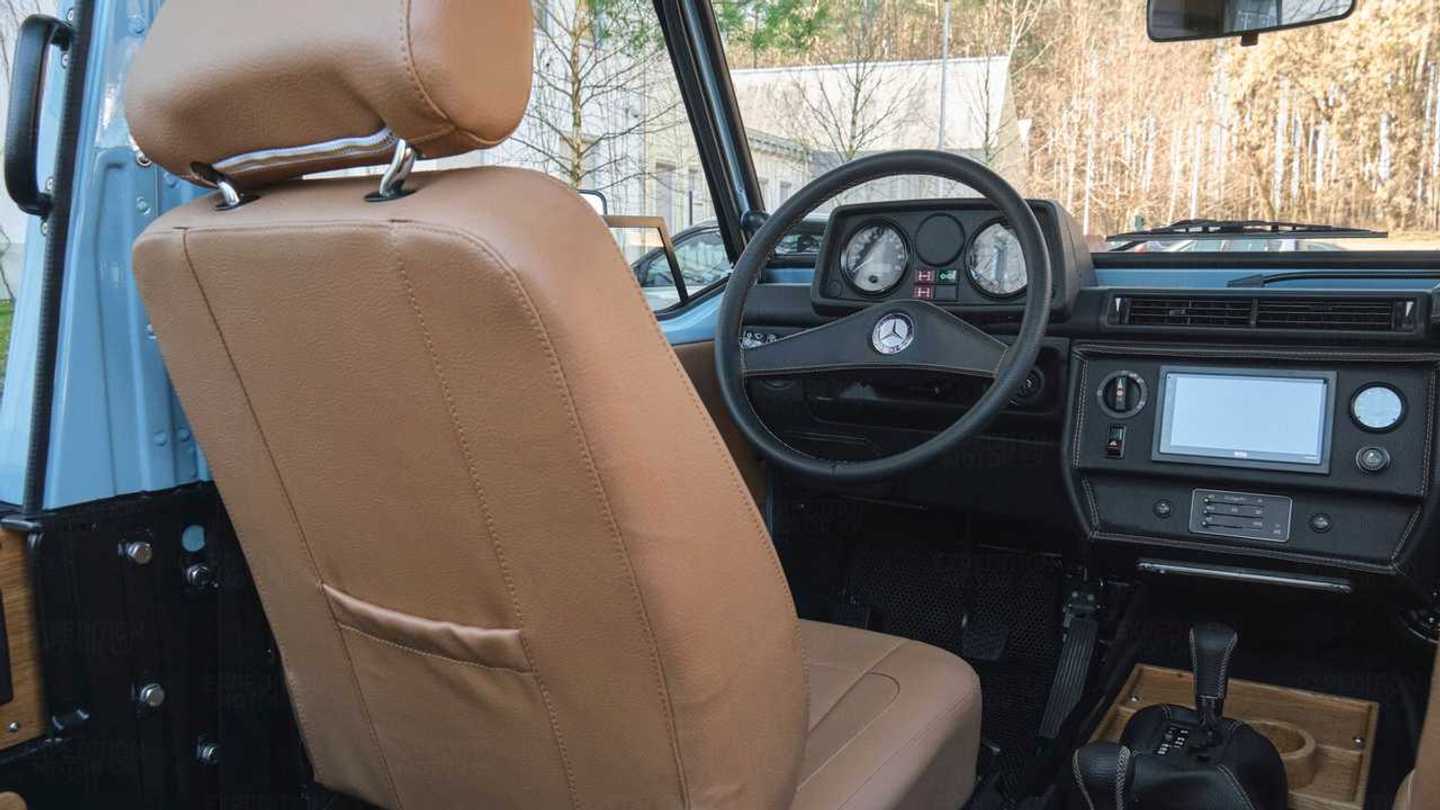 Este genial restomod es un Mercedes-Benz Clase G de 1991