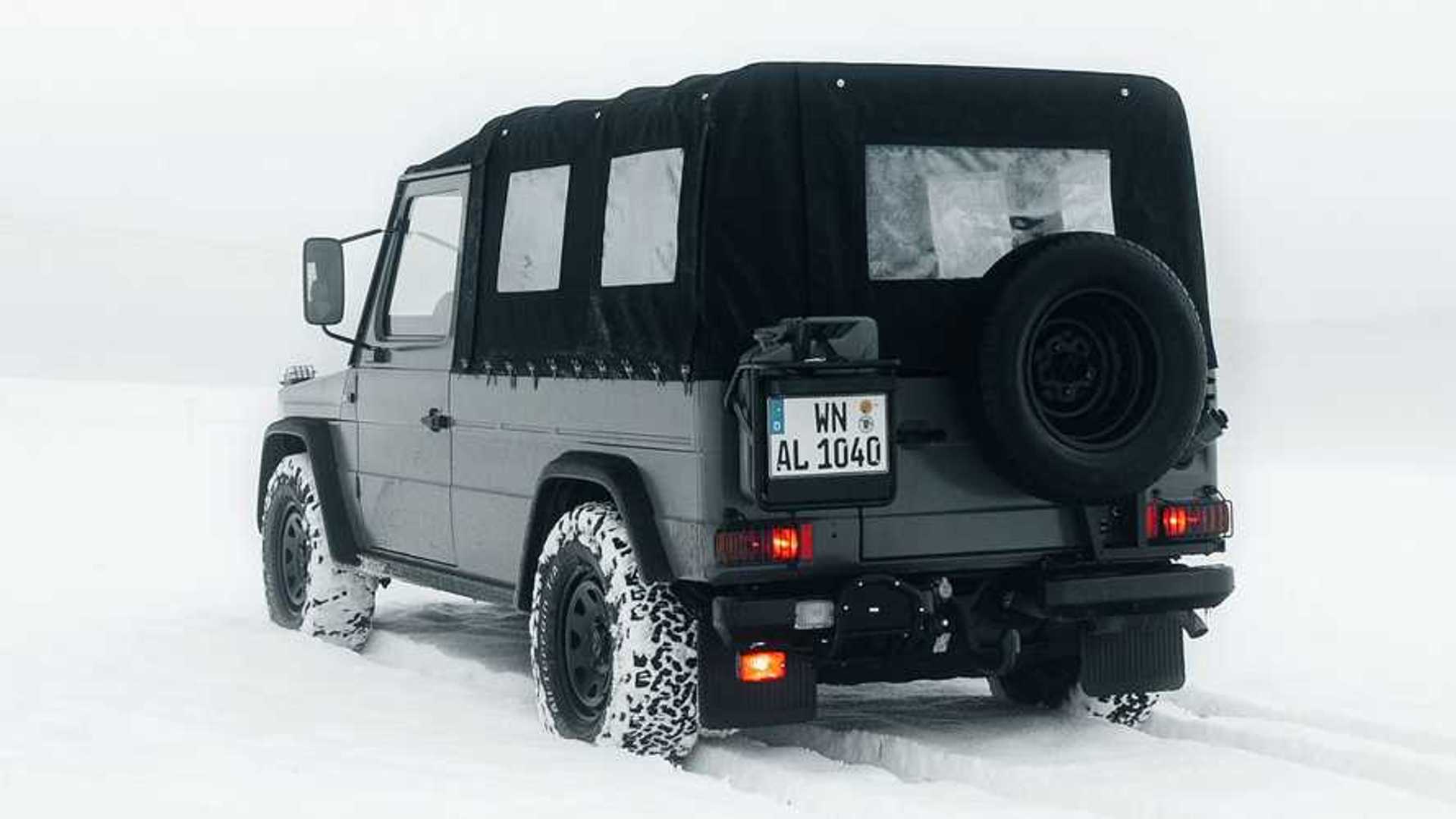 Mercedes/Puch G von Lorinser Classic auf 2,9 Liter aufgebohrt