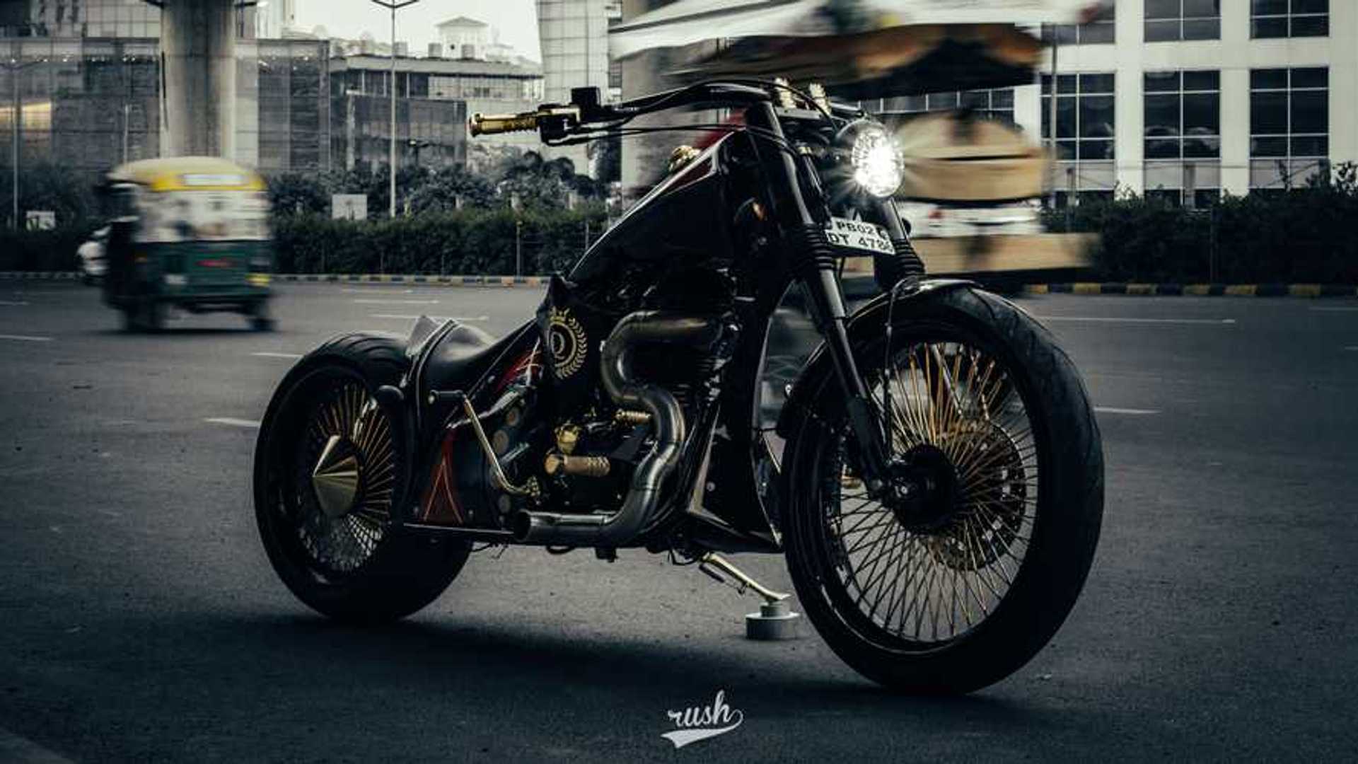 Custom Royal Enfield 500 Is A Killer Queen Of A Bobber