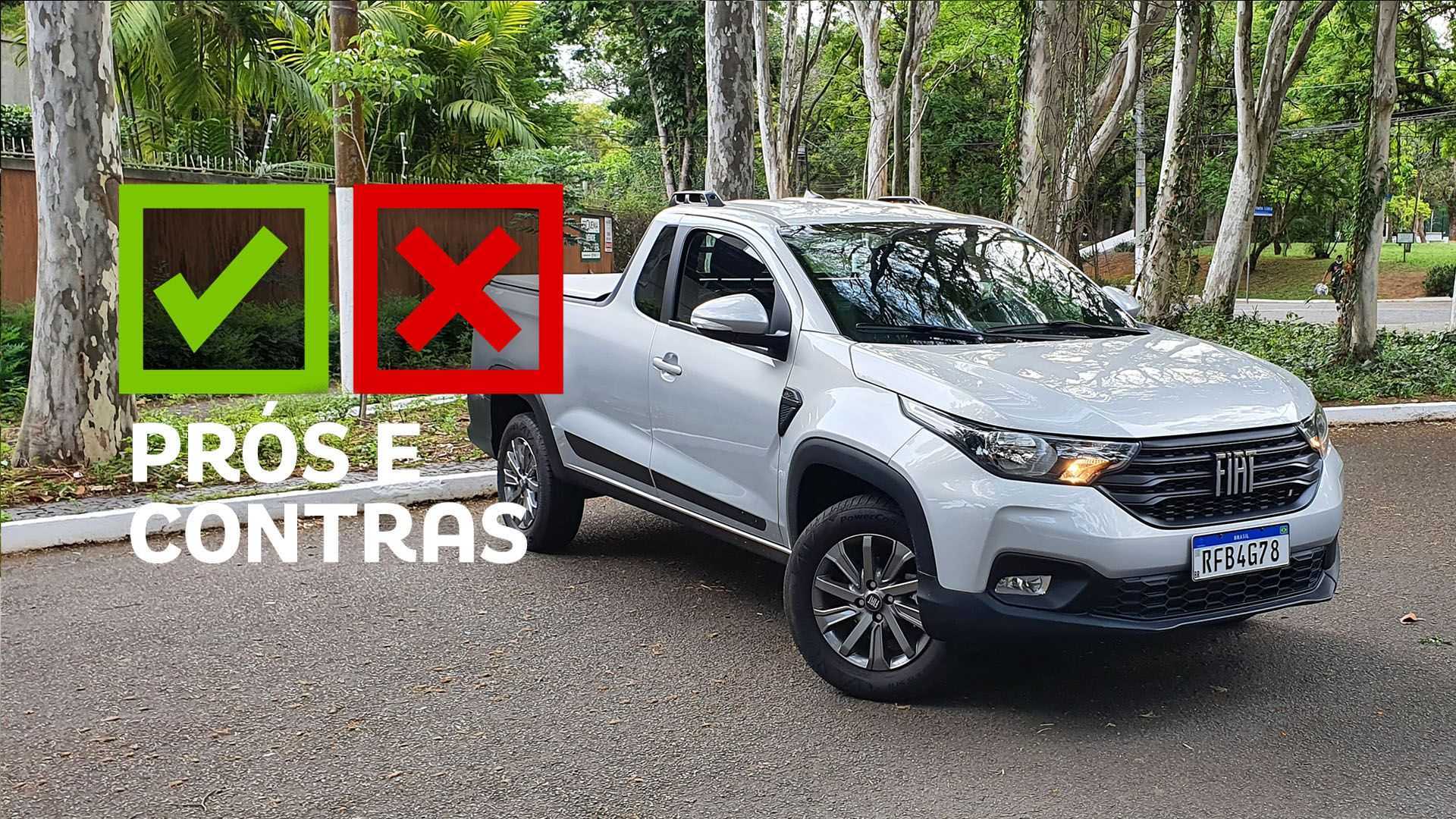 Fiat Strada Freedom 1.3 Cabine Plus 2021: Prós e Contras