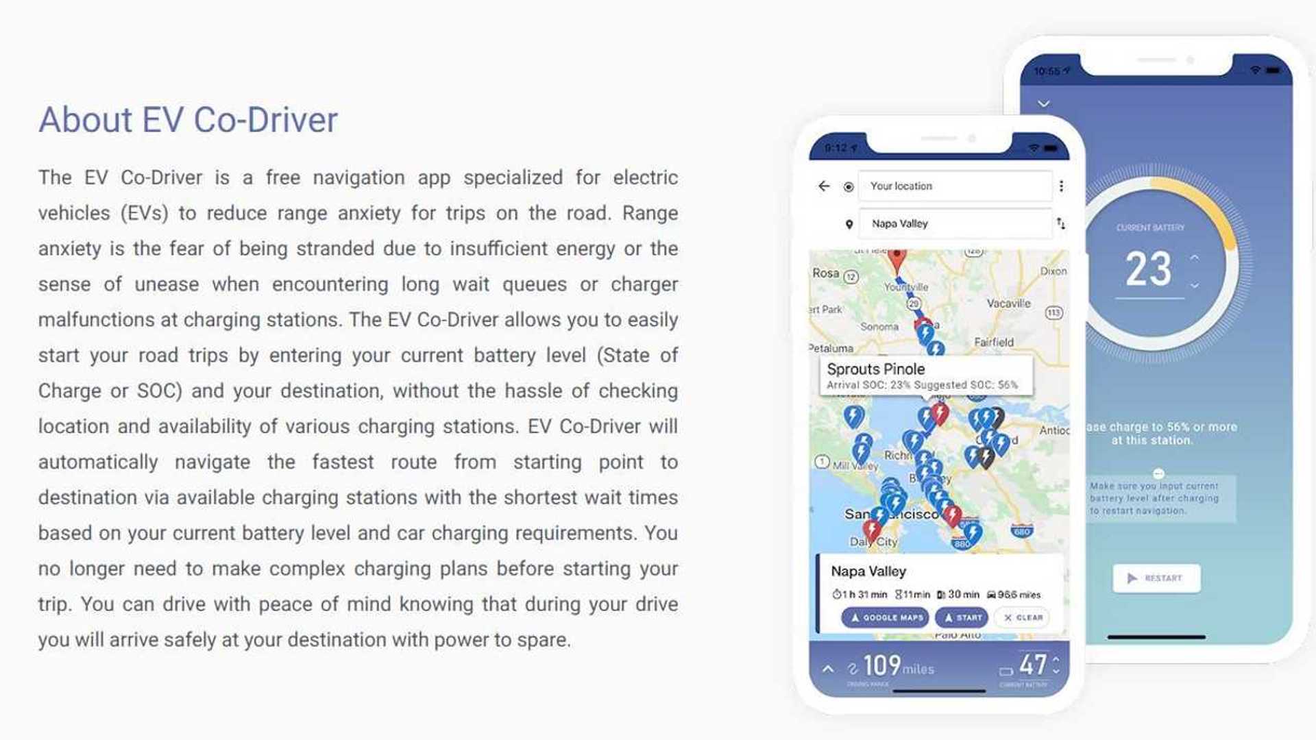 Driver App Will Untether Electric Vehicle Drivers From Range Anxiety