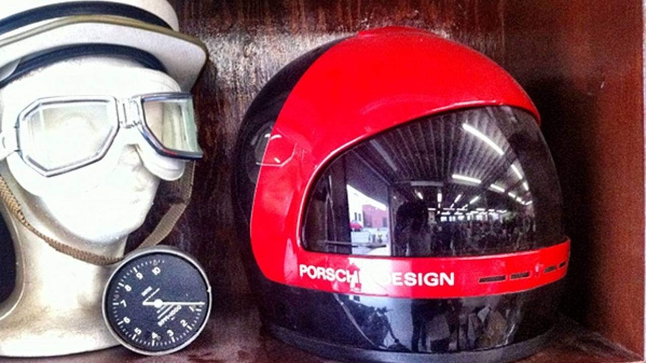 When Porsche designed a motorcycle helmet
