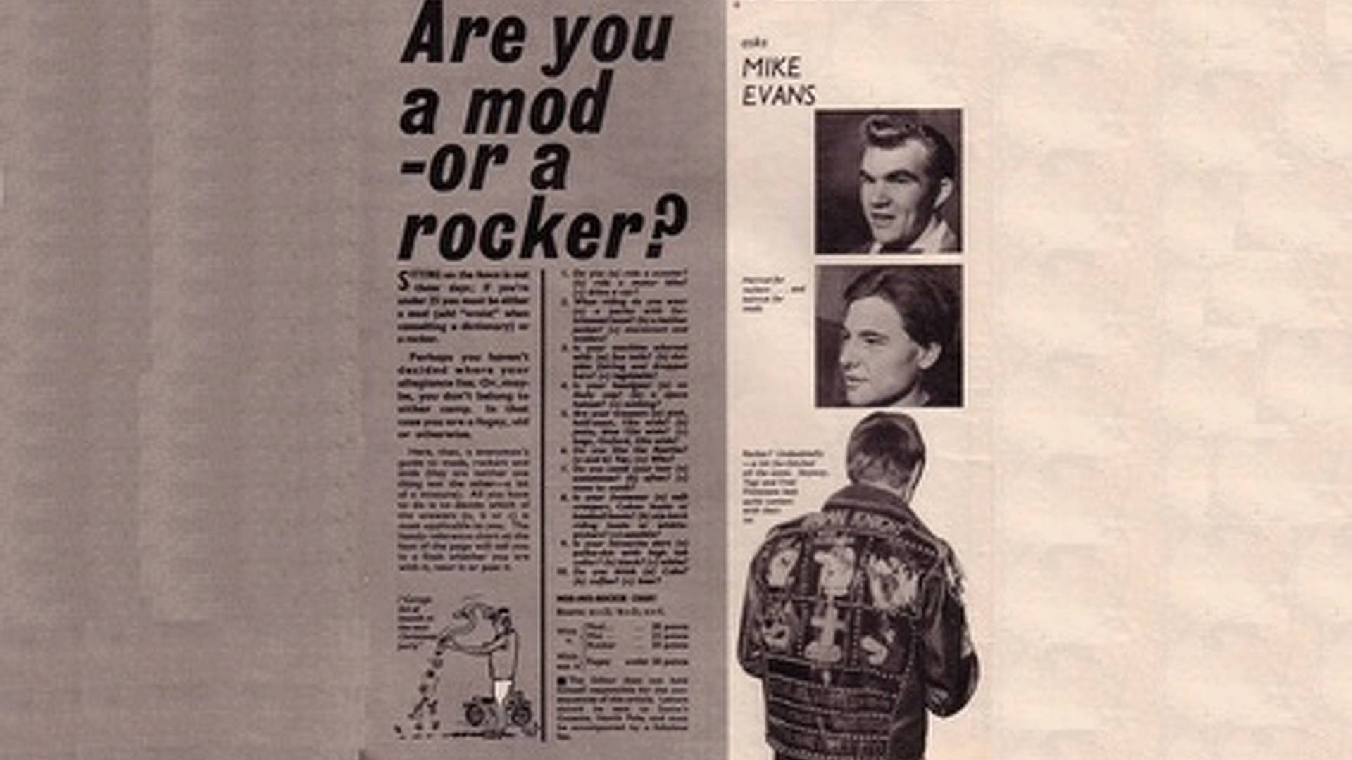 Are you a mod or a rocker?