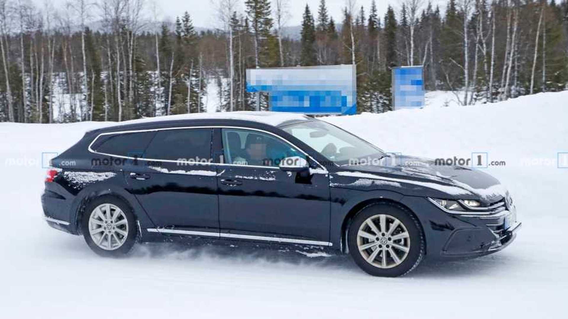 La Volkswagen Arteon Shooting Brake en classe de neige