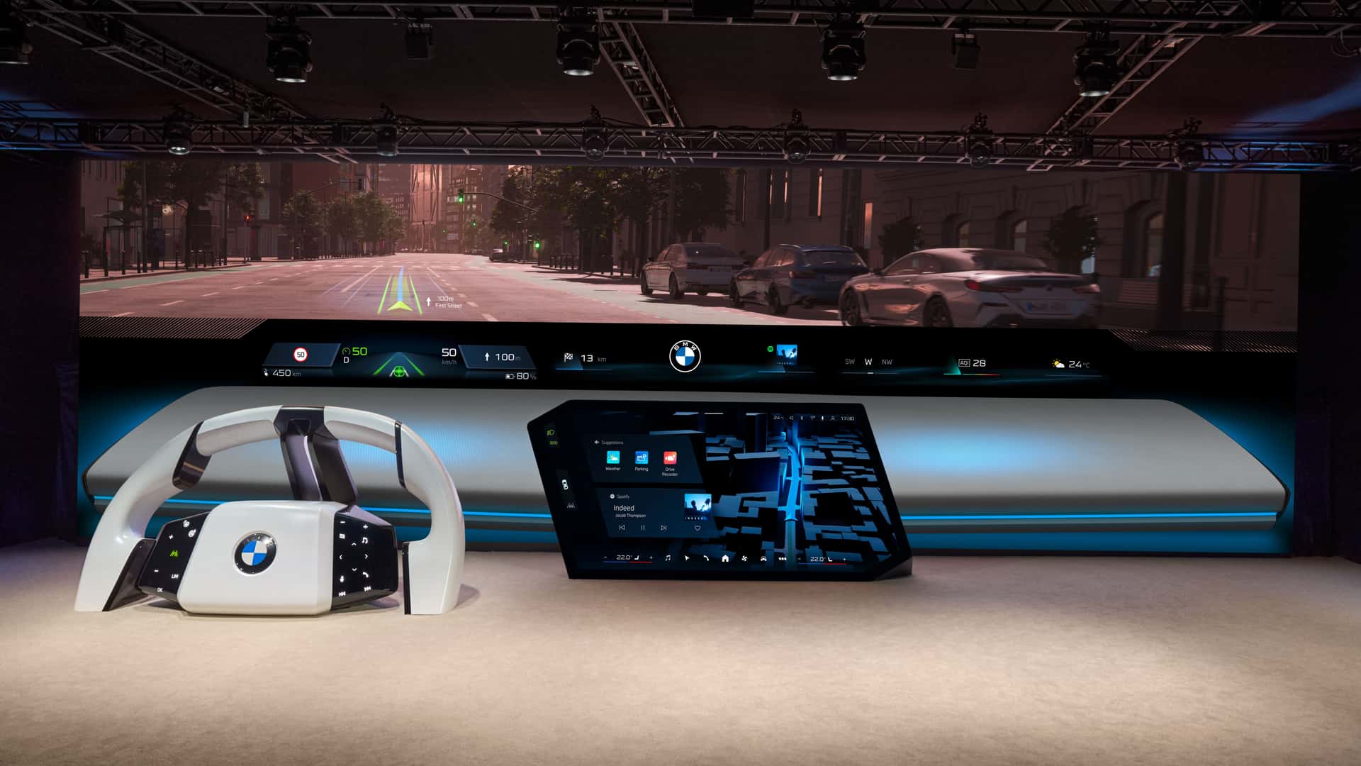 BMW's new infotainment system throws everything onto the screen