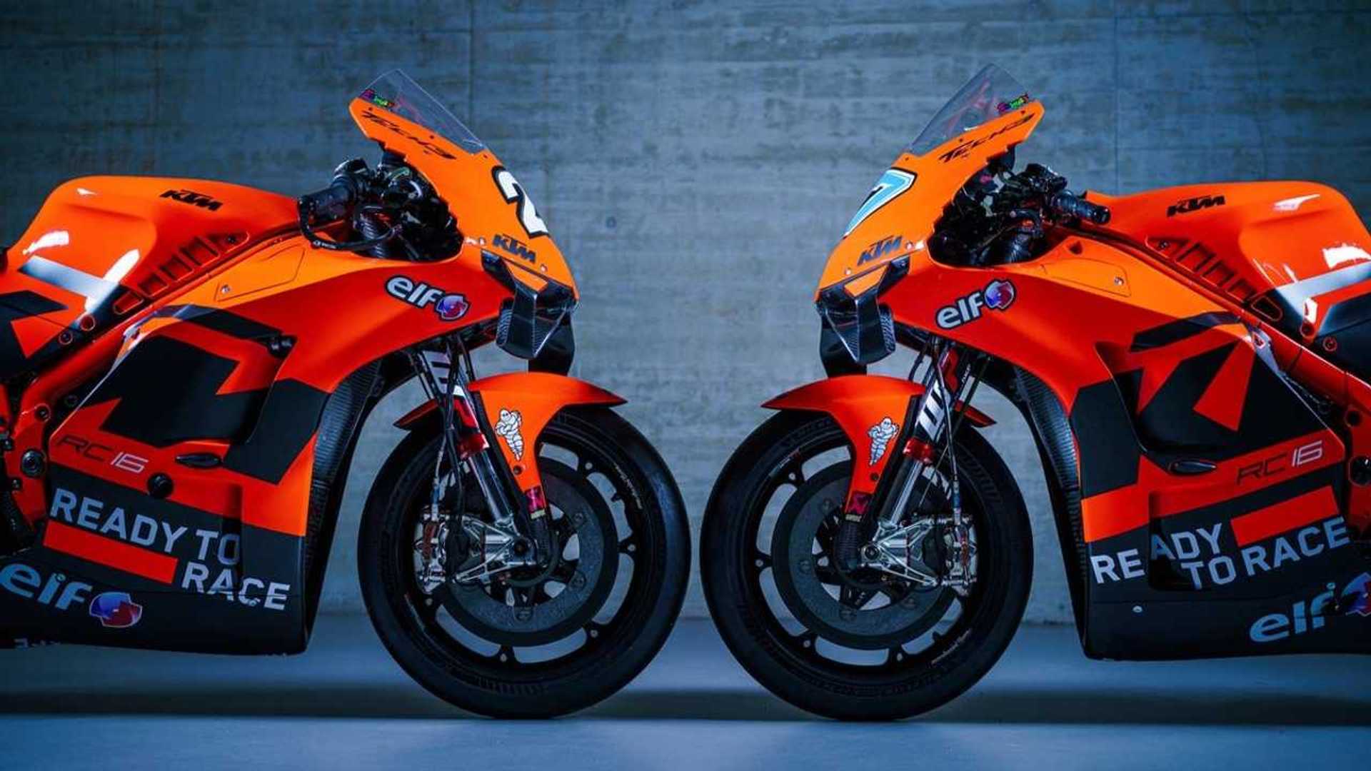 MotoGP: Tech3 KTM Factory Racing Reveals 2022 Race Bikes
