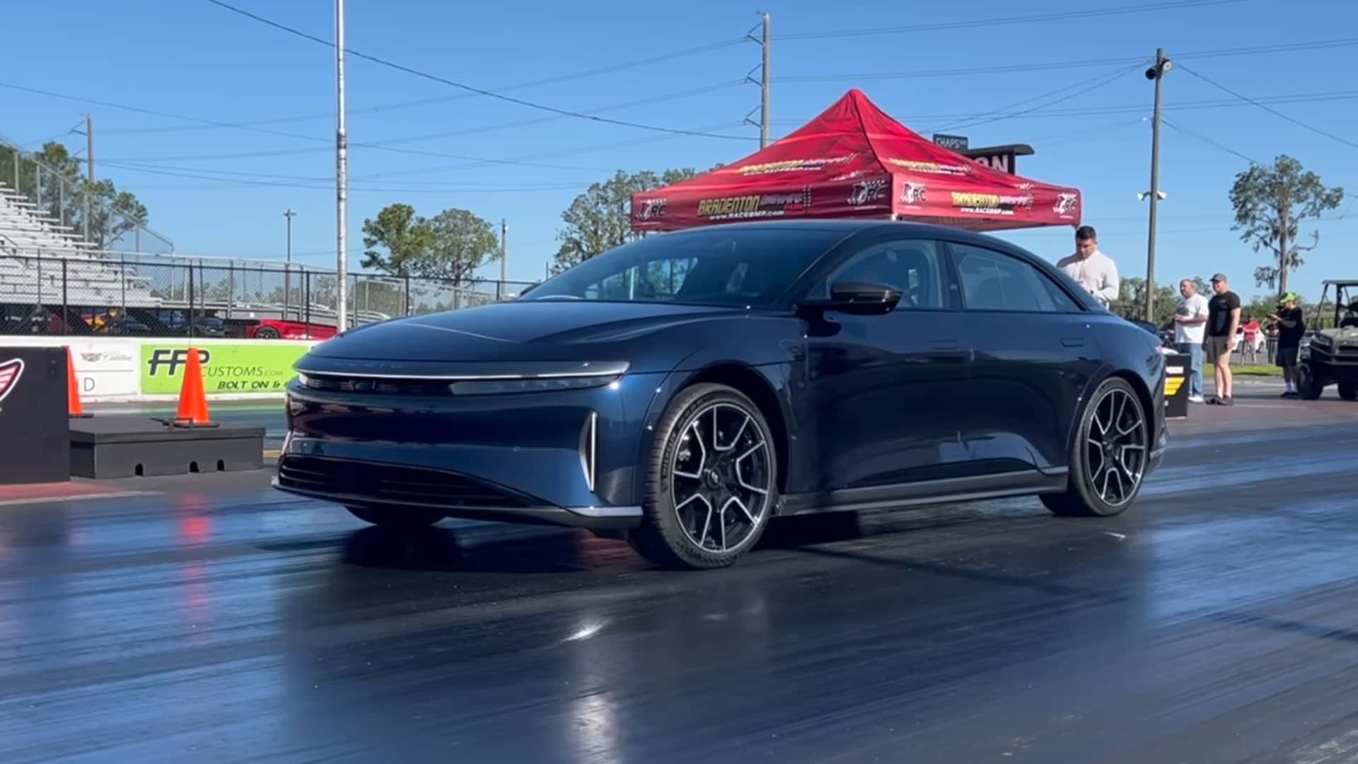 Stock Lucid Air Sapphire Beats Tesla Model S Plaid’s Drag Time, Sets ...