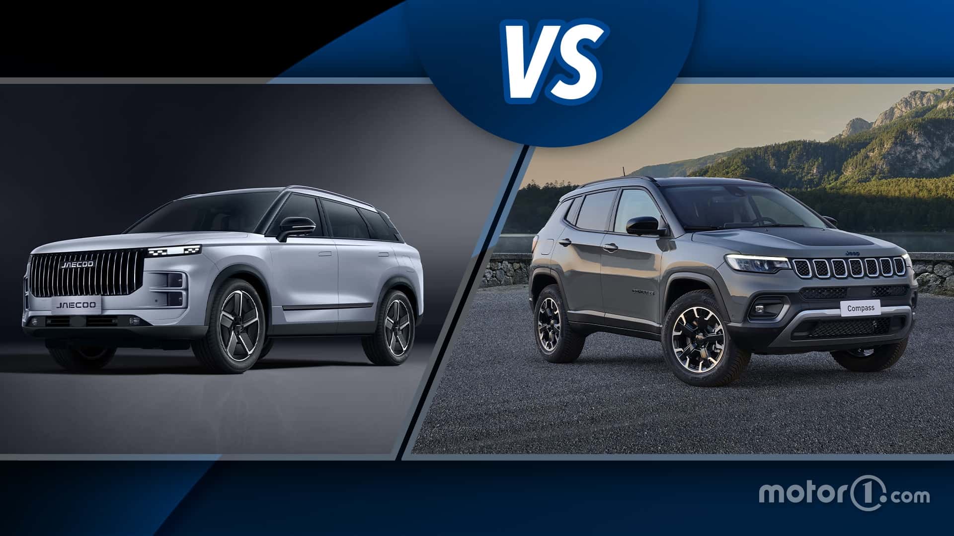 Jaecoo J7 vs Jeep Compass, la lunga sfida dei SUV medi
