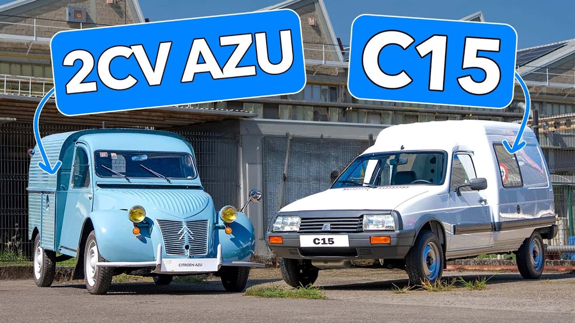 Citroën C15 con 67 km y Citroën 2CV AZU: las furgonetas legendarias que ...