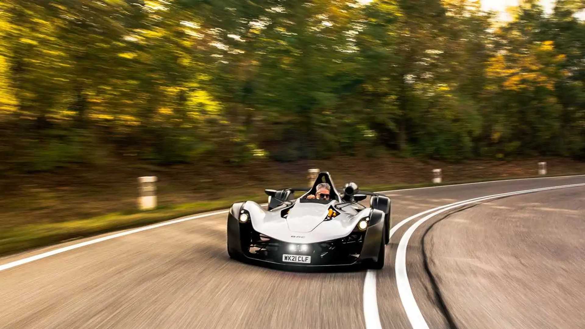 Mini-supercar a idrogeno da 555 kg e 371 CV: ecco BAC e-mono