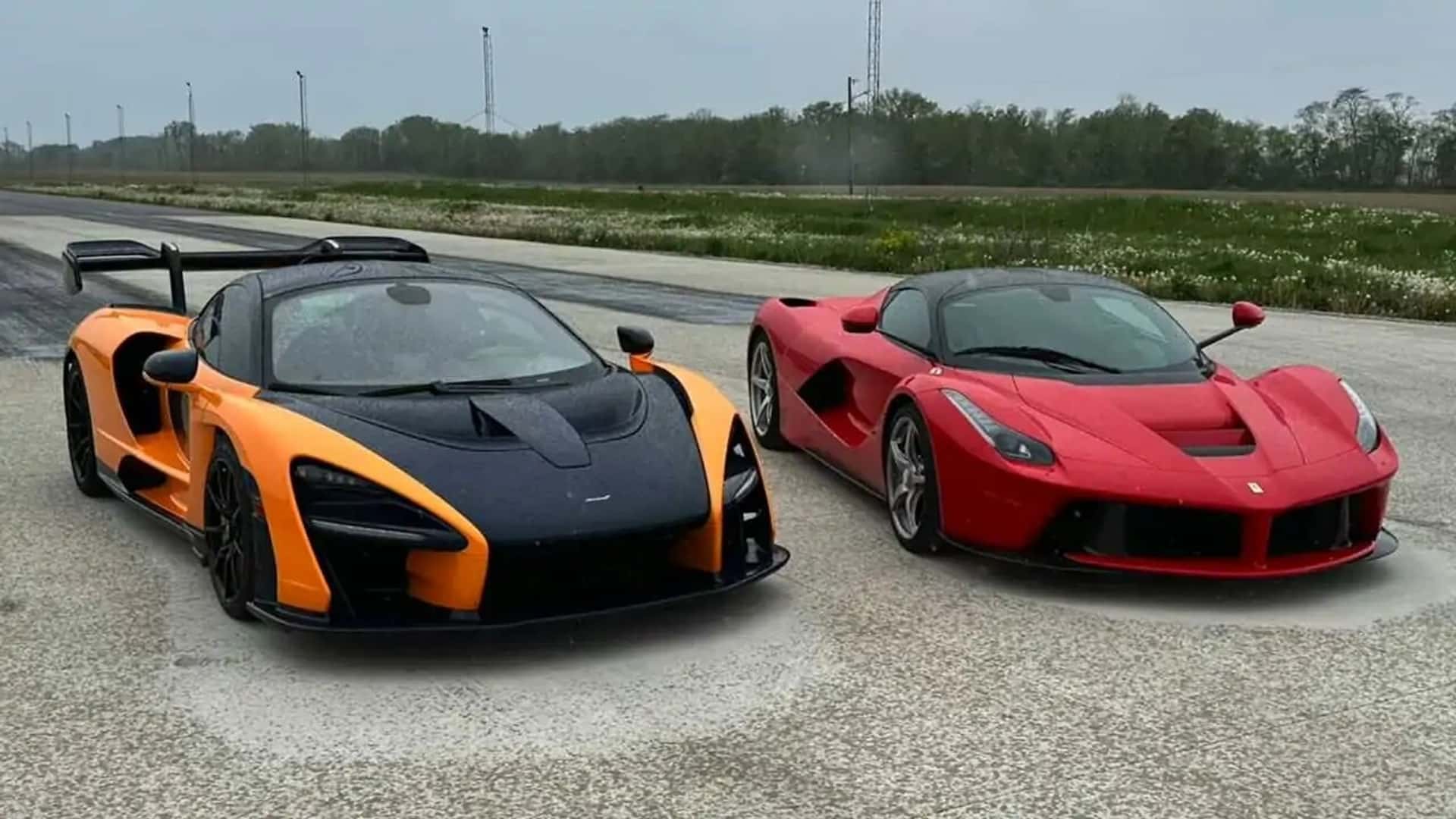 Regardez la Ferrari LaFerrari défier la McLaren Senna dans des courses ...