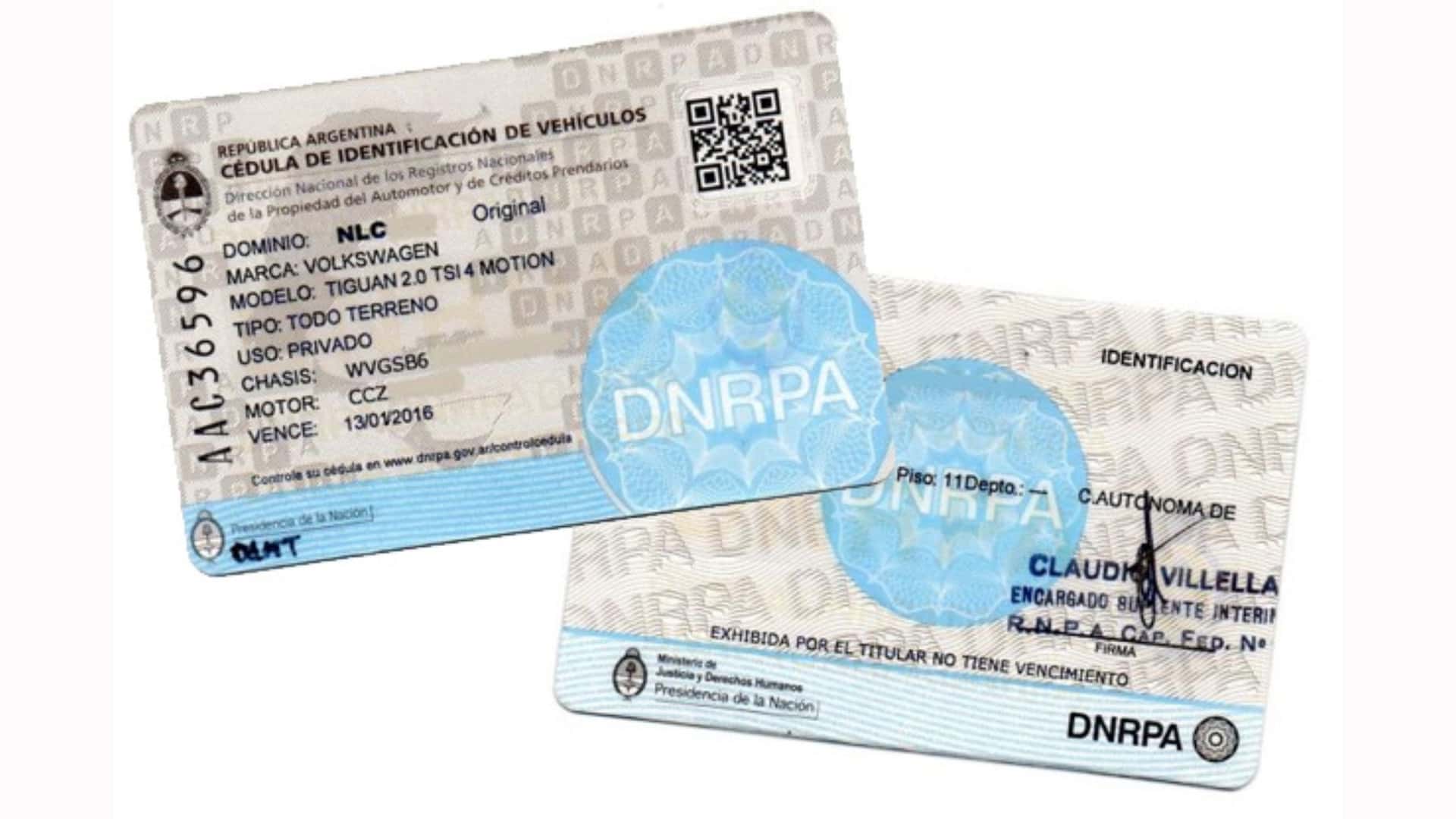 Por falta de plástico, no se pueden imprimir cédulas verdes para los autos : r/noticiasargentinas