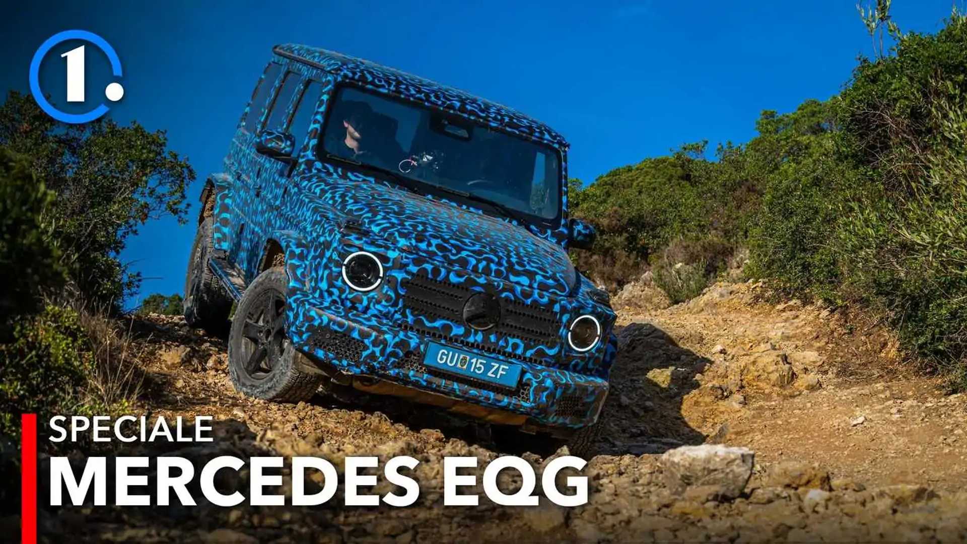 Mercedes EQG, la prima prova del super fuoristrada elettrico