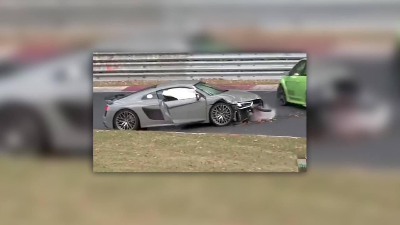 VIDÉO - Crash d'une Audi R8 sur le Nürburgring