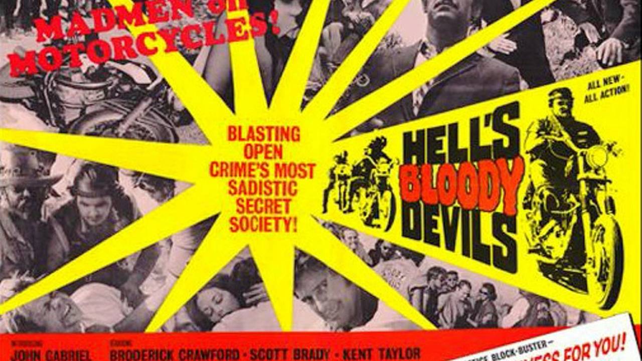 Hell's Bloody Devils (1970) - Moto Movie Review (Race Track Ride-In ...