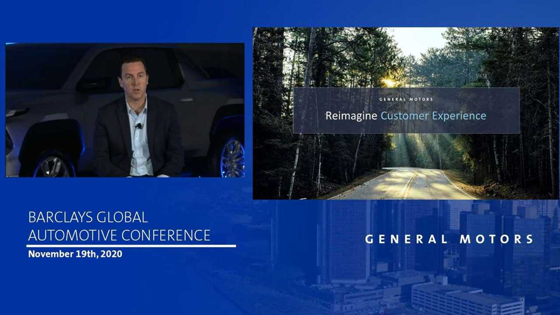 GM Presentation Displays Chevrolet's New Electric Pickup Truck