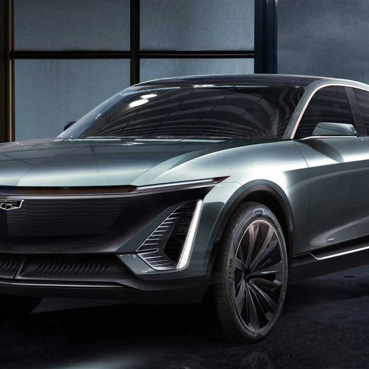 Cadillac Previews Its First Ever EV As A Three Row Crossover