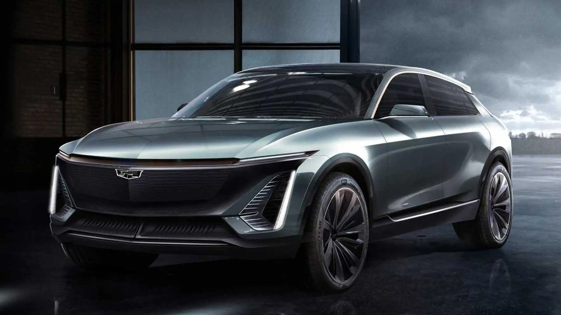 Cadillac Previews Its First Ever EV As A Three Row Crossover