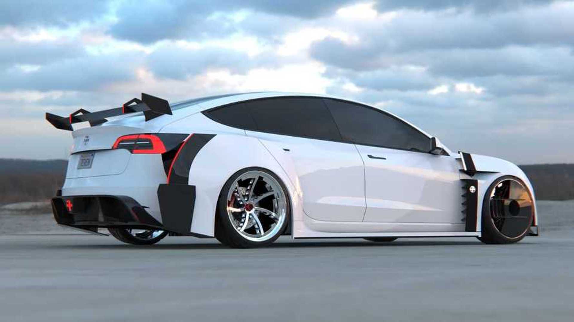 Tesla Model 3, il tuning estremo per la berlina elettrica