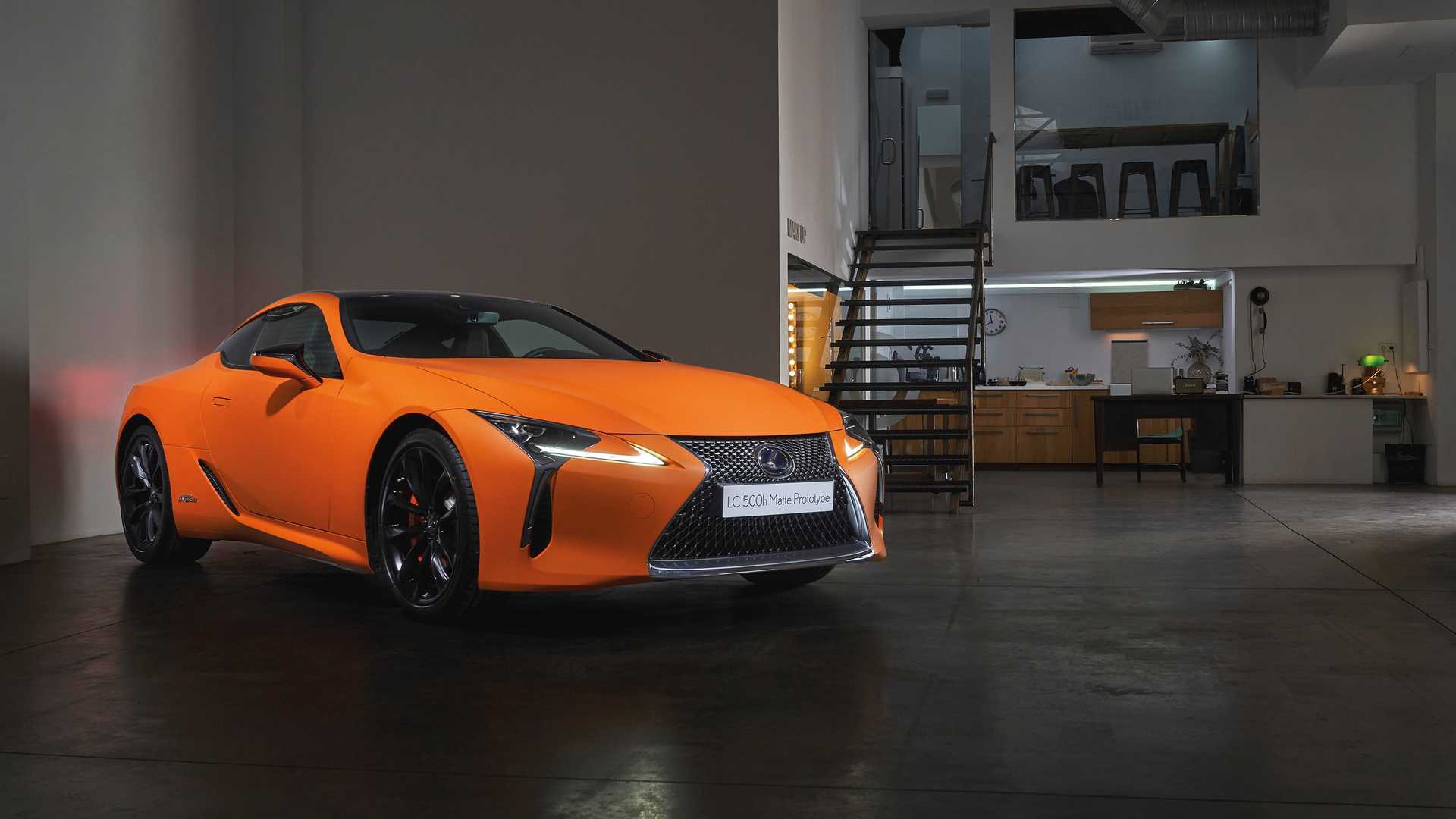 Lexus LC 500h 2019 MATTE PROTOTYPE: experimento de color y textura