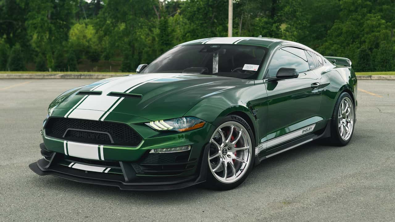 Ford Mustang Shelby Gt500 Super Snake Green