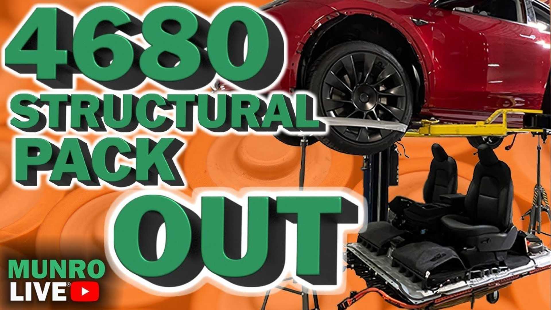 Watch Tesla Model Y 4680 Structural Pack Get Removed With Seats Attached